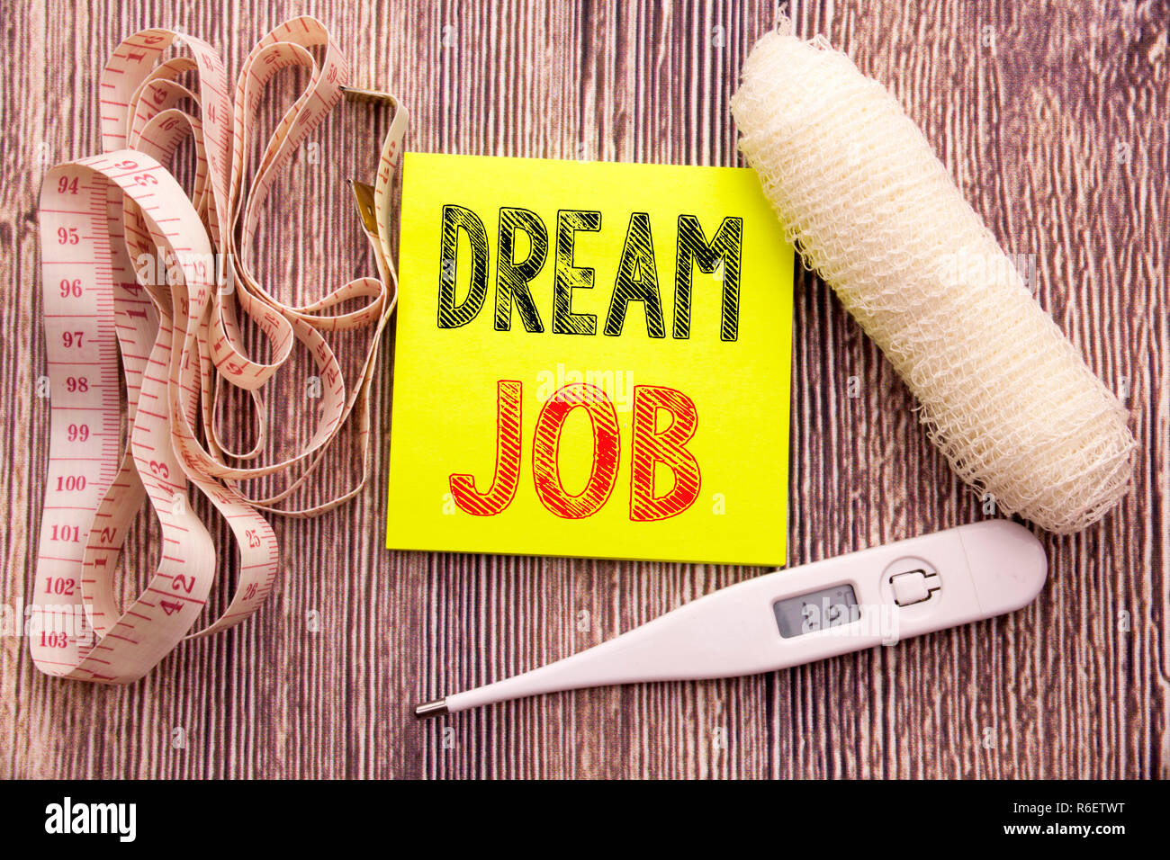 Dream Job. Business fitness health concept for Dreaming about ...