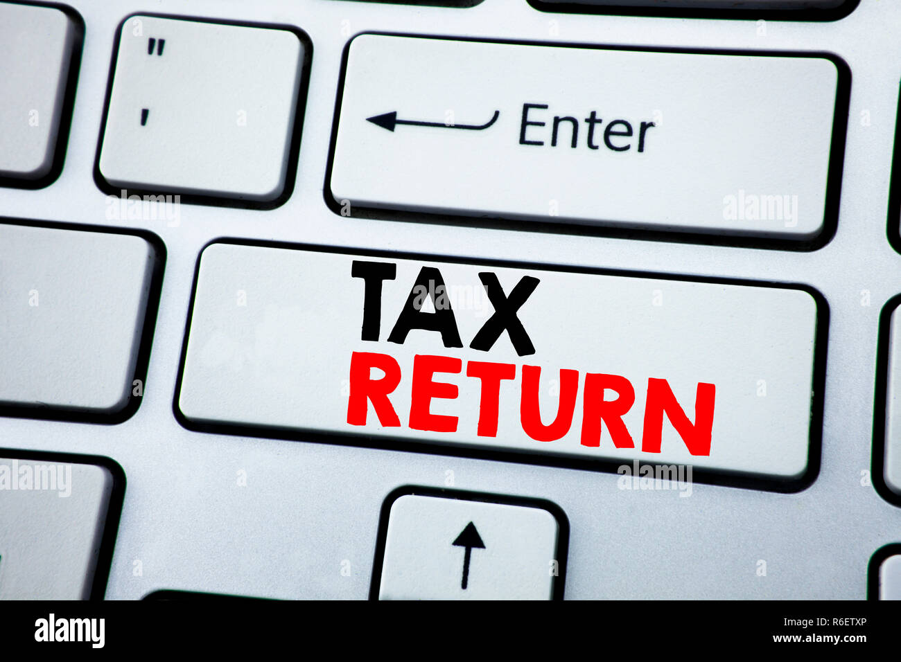 Writing text showing Tax Return. Business concept for Accounting Money ...