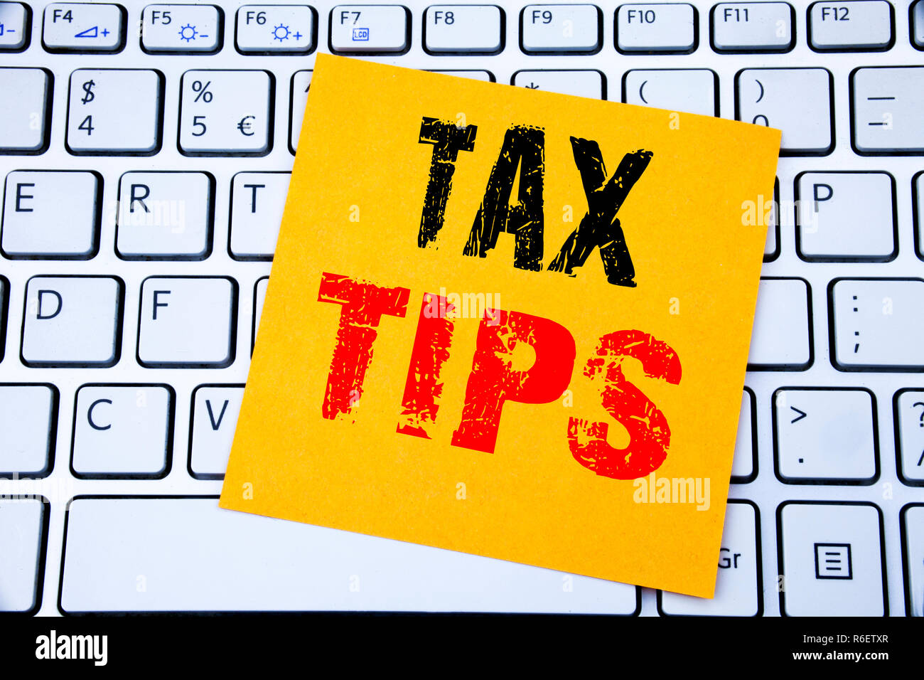 Tax Tips. Business concept for Taxpayer Assistance Refund Reimbursement ...