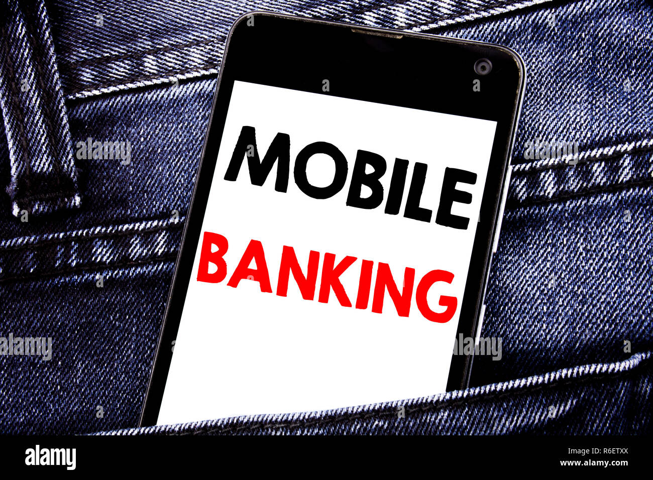 Cell ebanking hi-res stock photography and images - Alamy