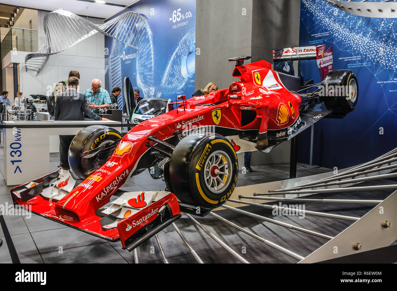 FRANKFURT - SEPT 2015: Ferrari Formula One F1 presented at IAA ...