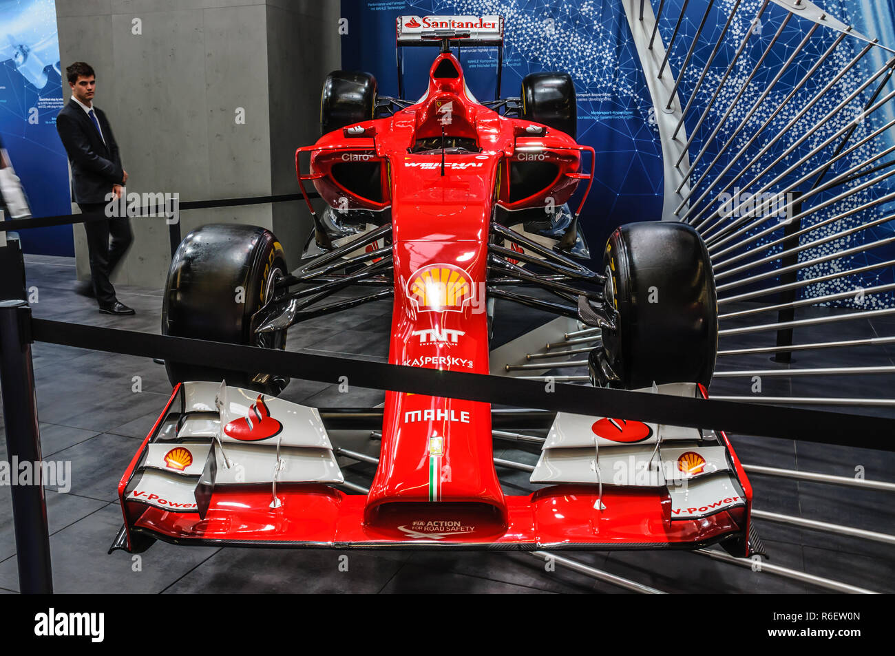 FRANKFURT - SEPT 2015: Ferrari Formula One F1 presented at IAA ...