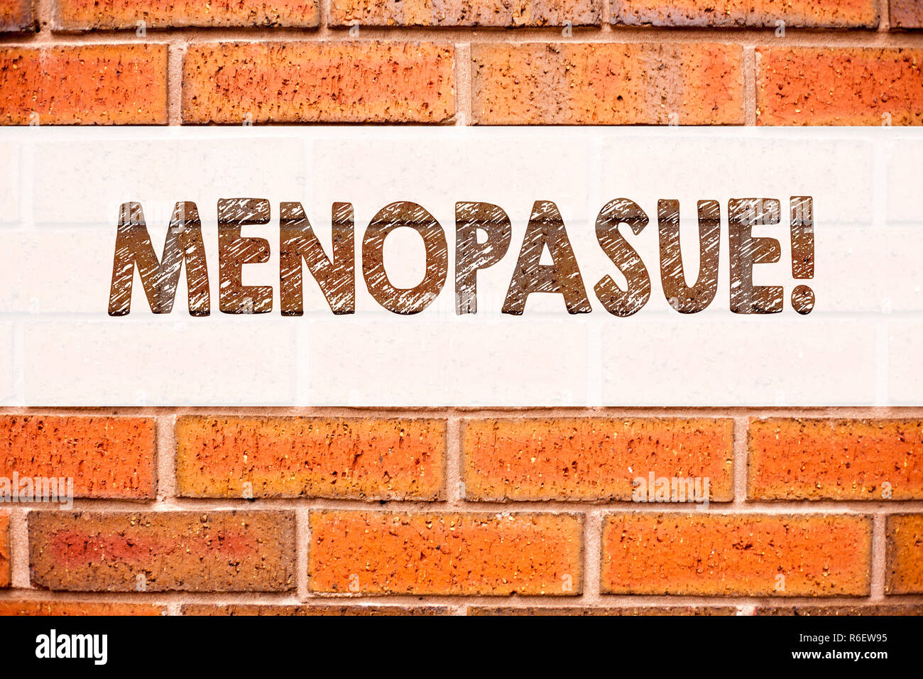 Conceptual announcement text caption inspiration showing Menopause ... Conceptual announcement text caption inspiration showing Menopause ...