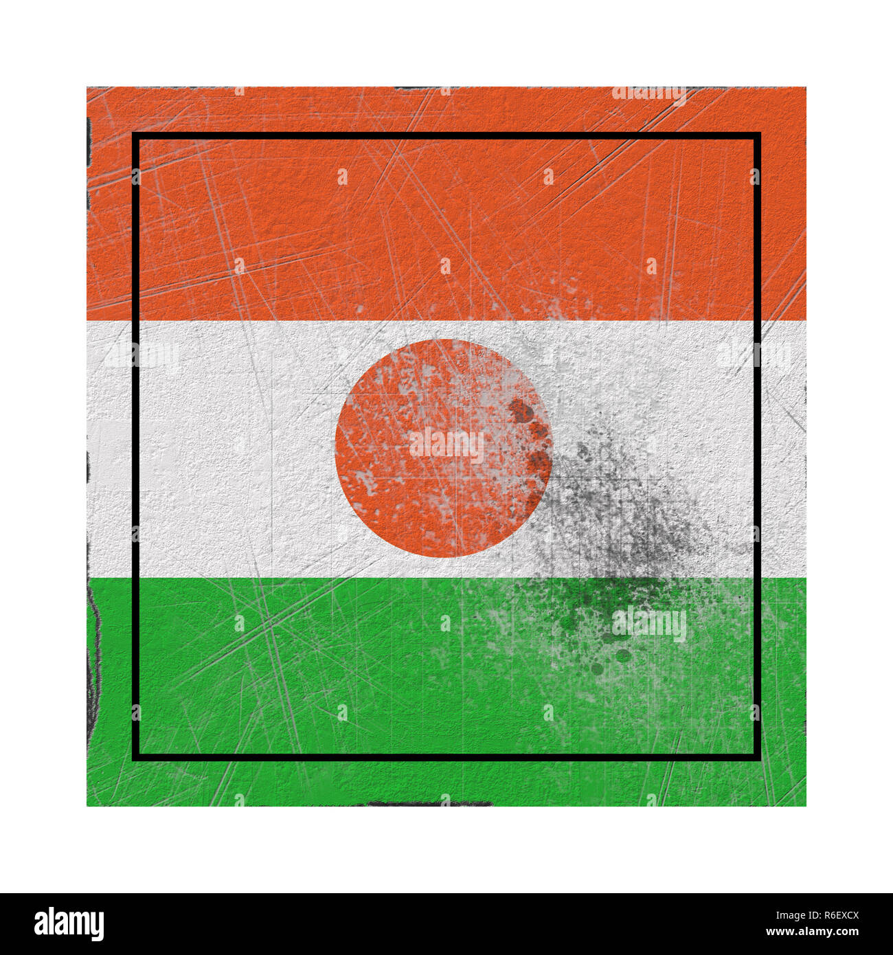 Republic niger flag in Cut Out Stock Images & Pictures - Alamy