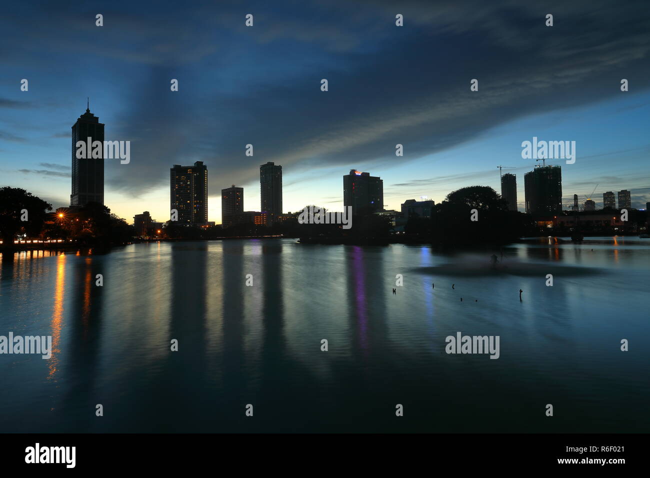 Colombo Skyline At Night