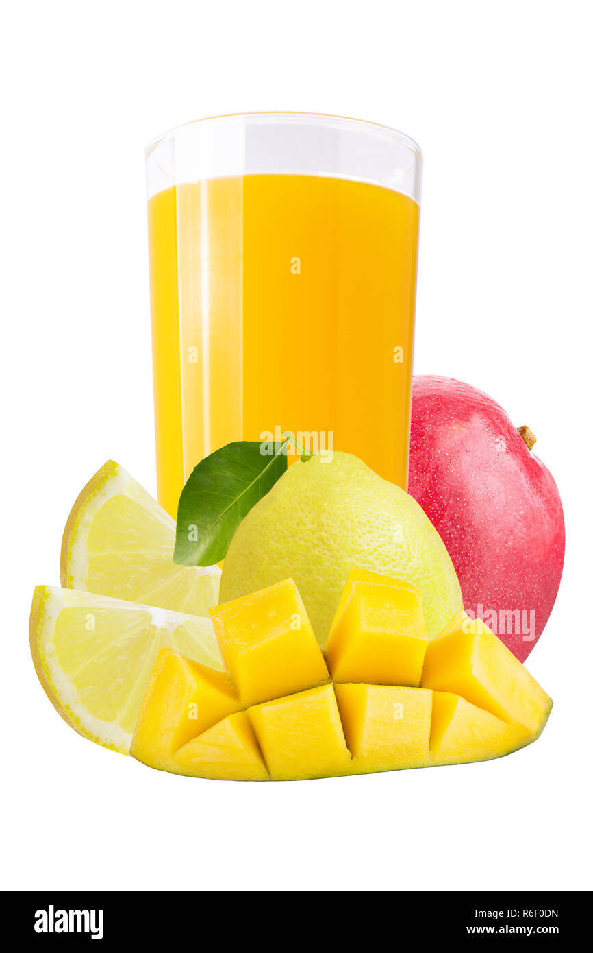 Green mango refreshing summer drink Cut Out Stock Images & Pictures - Alamy