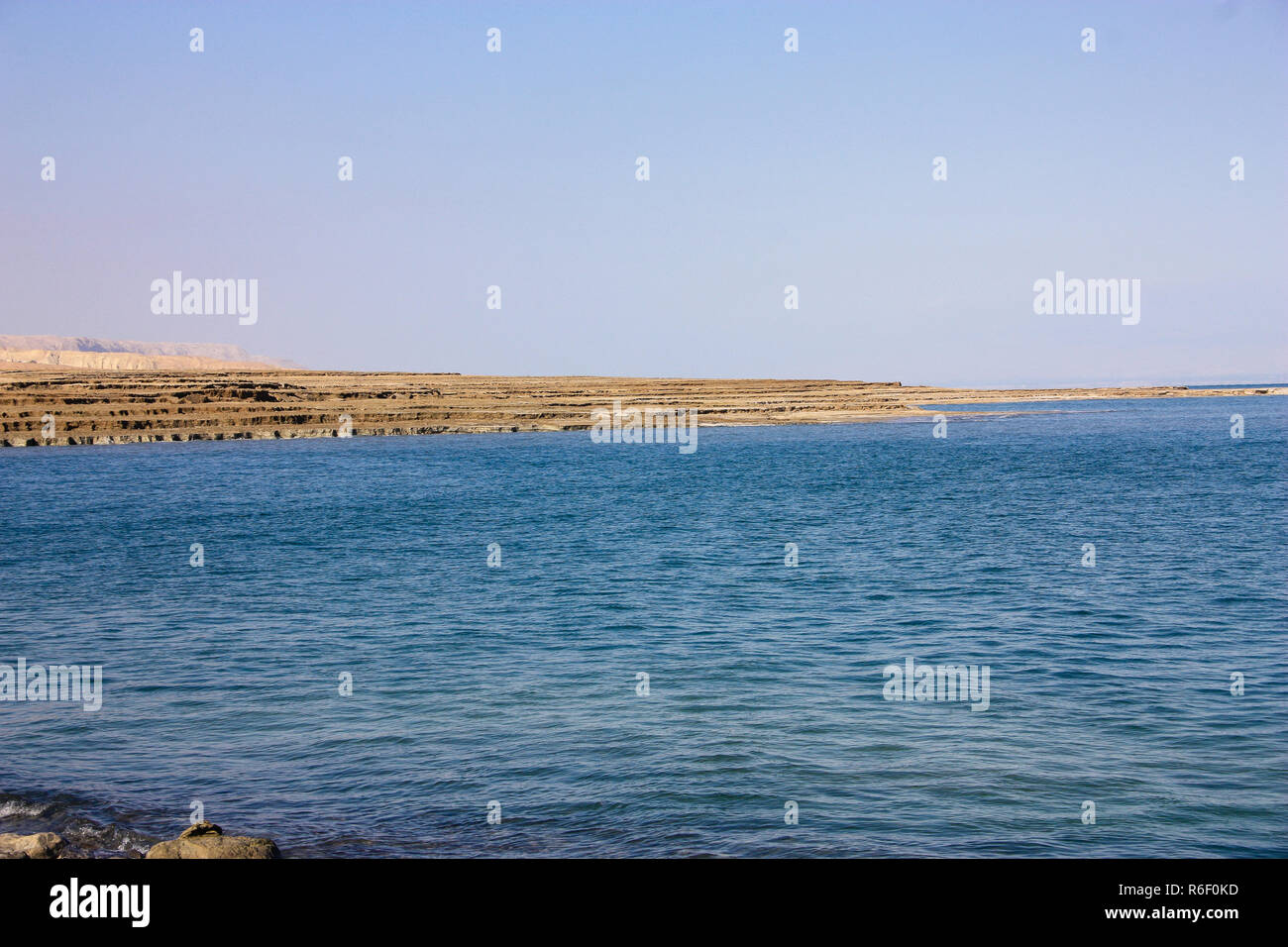 Nature and landscape of the Dead sea in Israel Stock Photo - Alamy