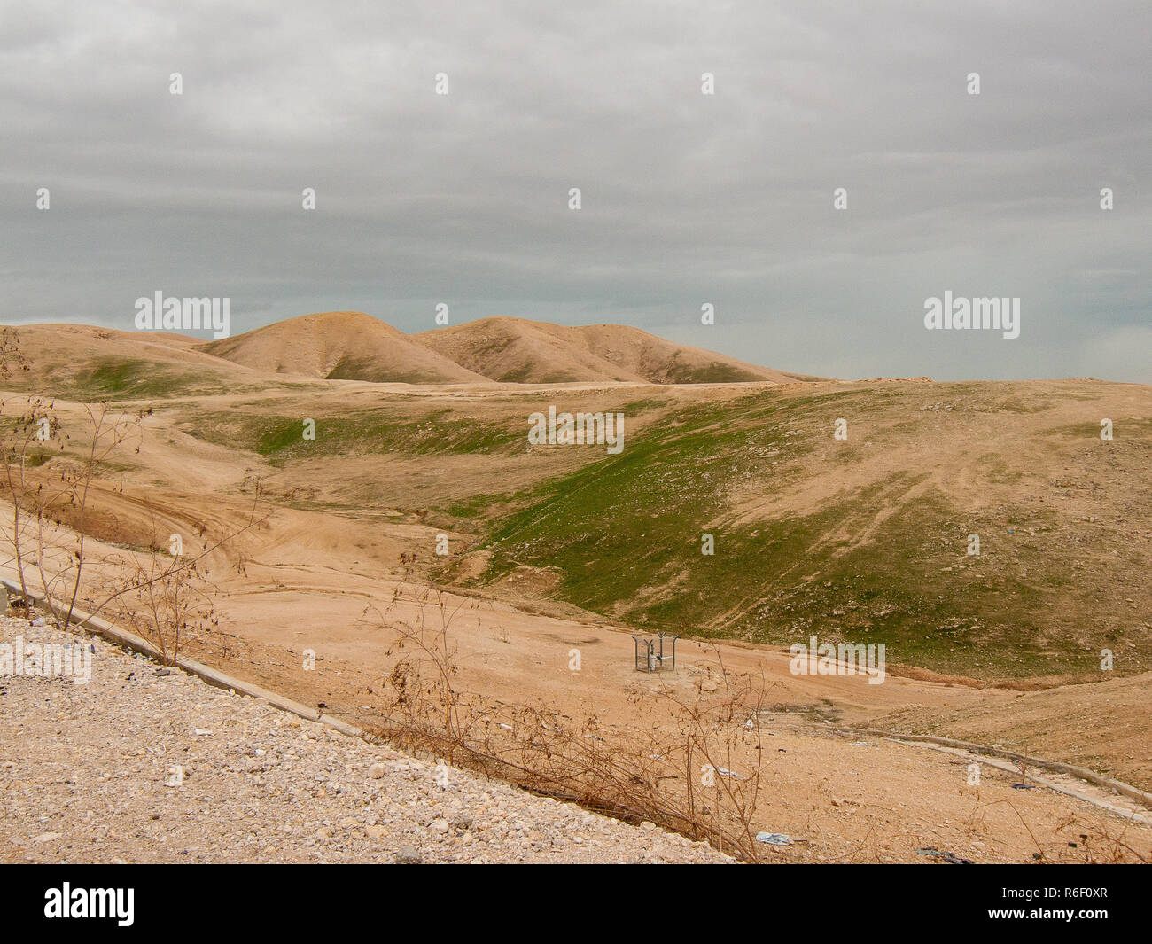 Landscape of the Negev desert in Israel Stock Photo - Alamy