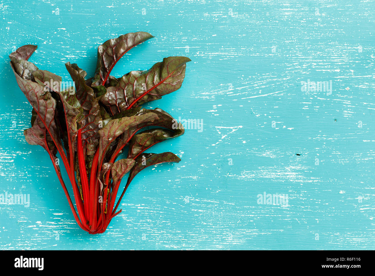 Fresh red chard Stock Photo - Alamy