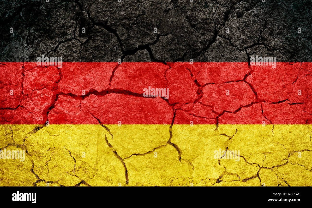 Federal Republic of Germany flag Stock Photo - Alamy