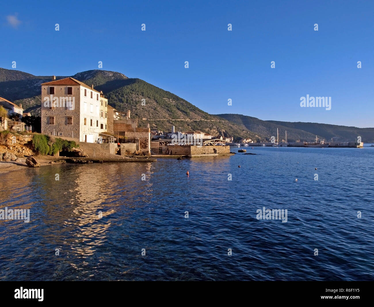 Komiza, island Vis, Croatia Stock Photo - Alamy