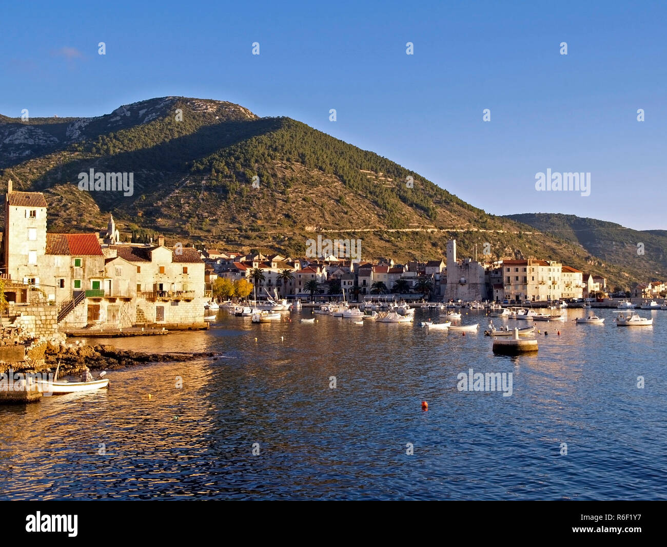 Komiza, island Vis, Croatia Stock Photo - Alamy
