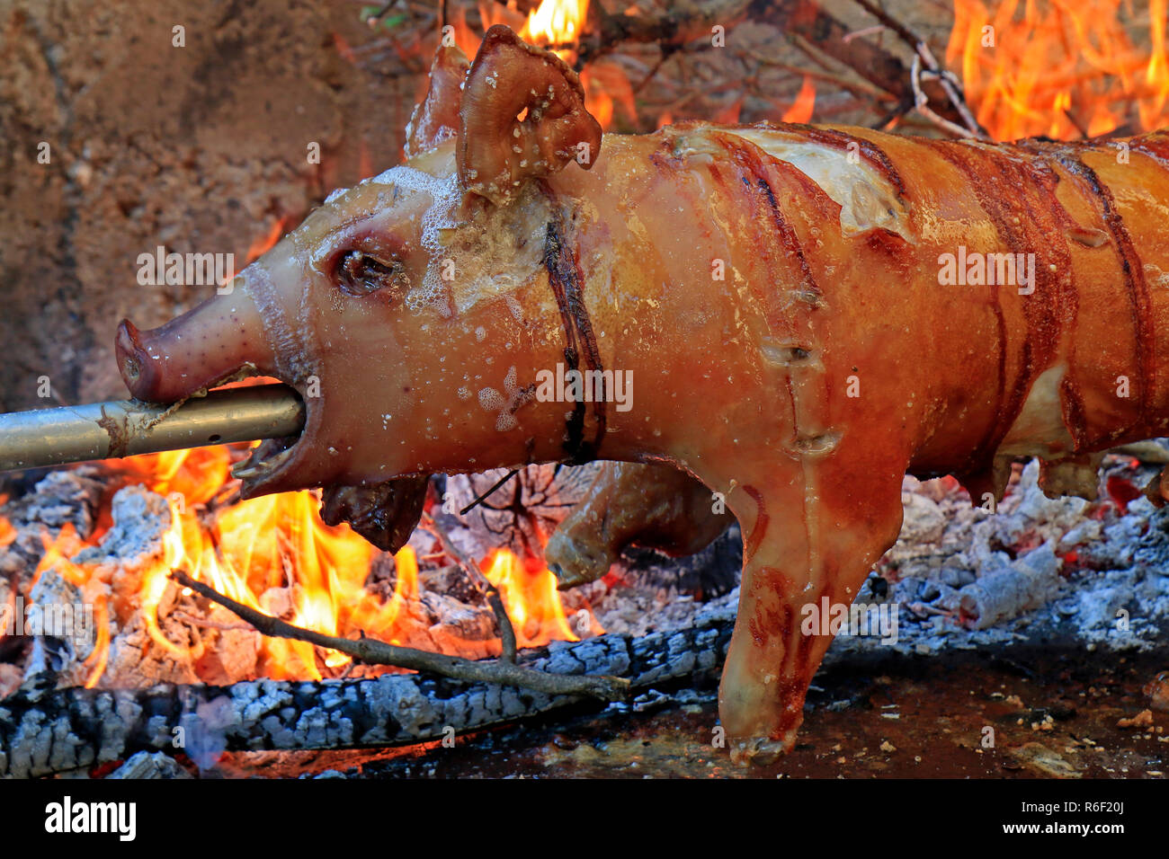 Pig on a stick hi-res stock photography and images - Alamy