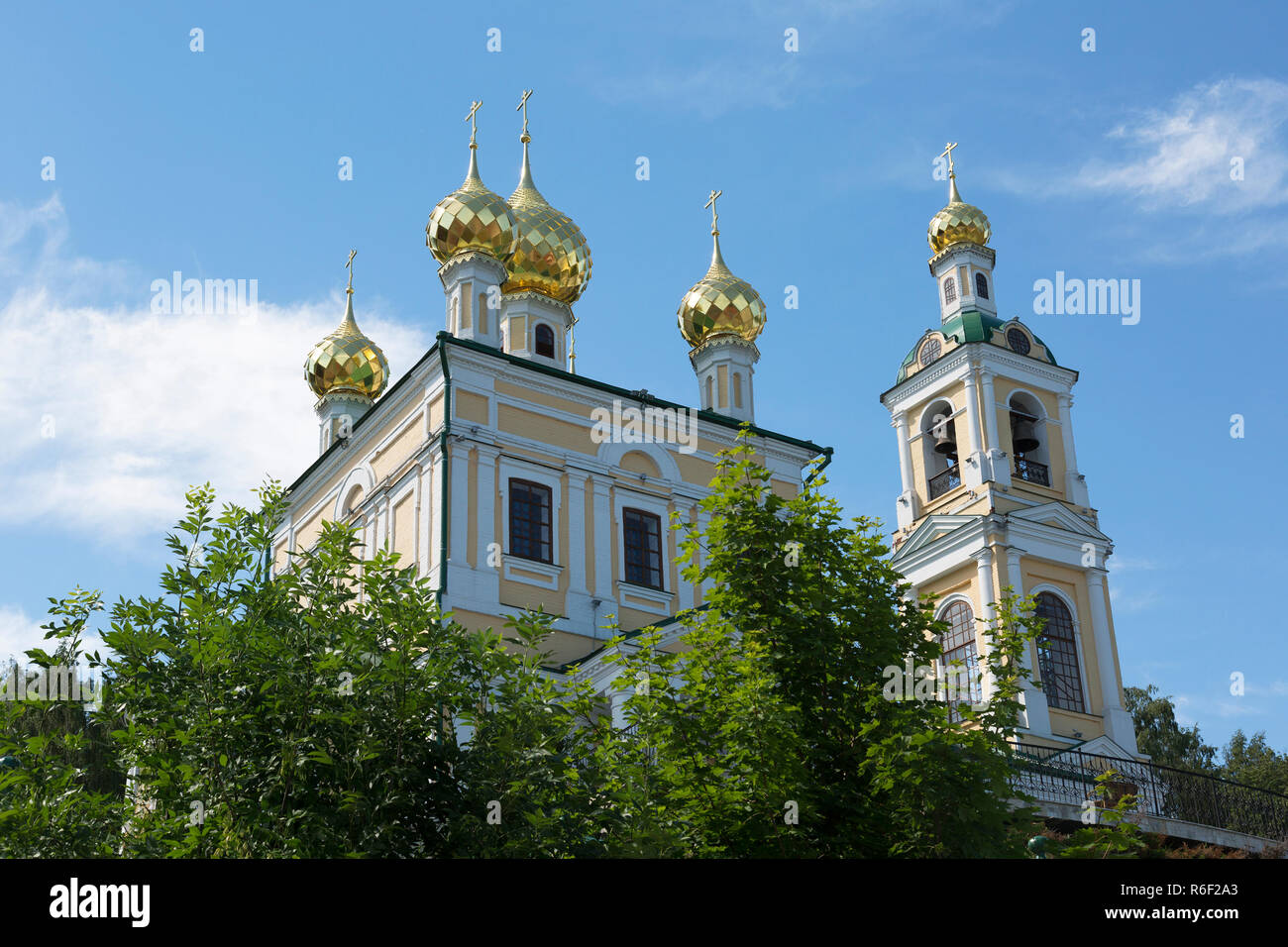Stone Resurrection Church, Ples, Russia Stock Photo - Alamy