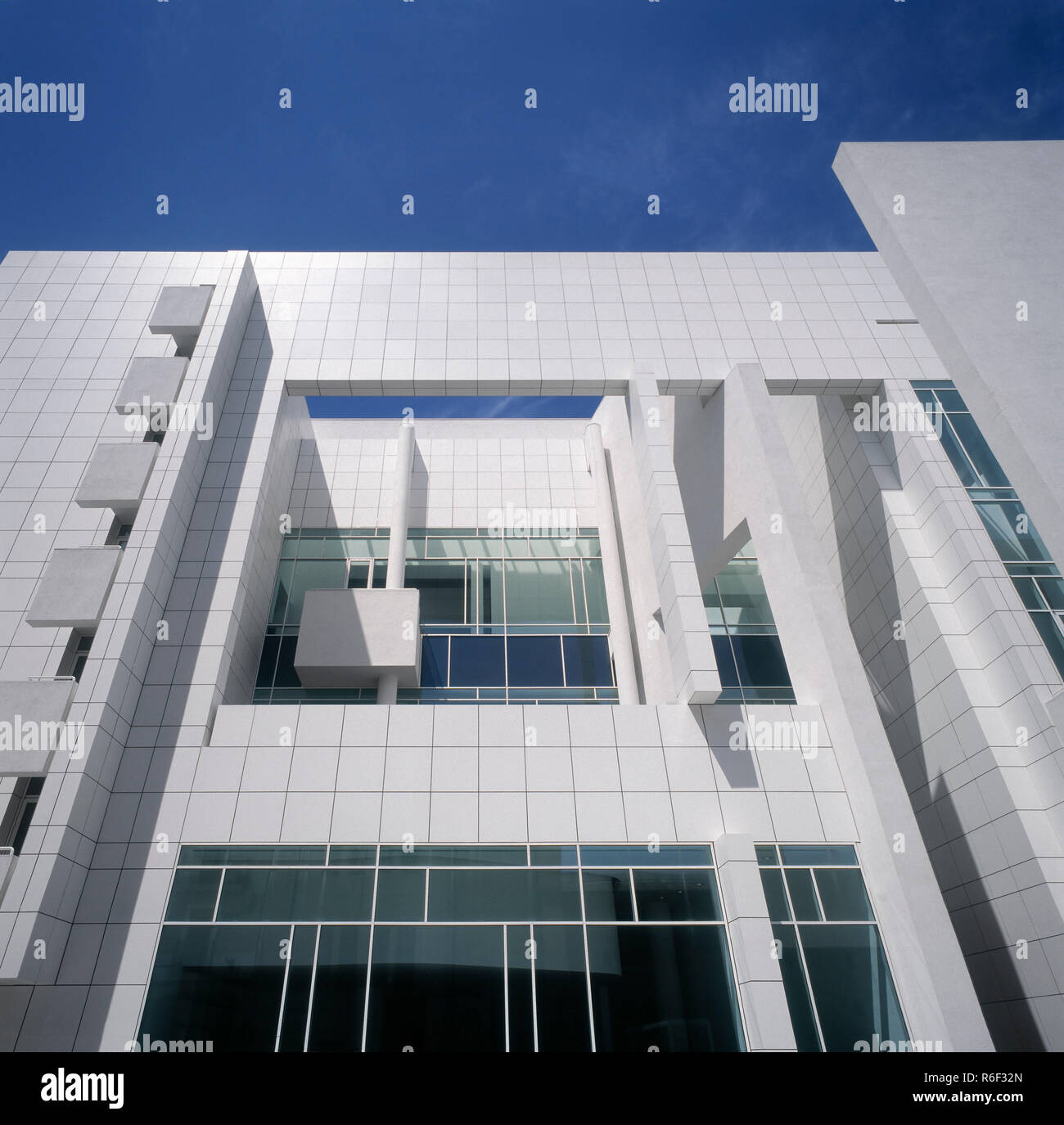 Facade macba richard meier architect hi-res stock photography and ...
