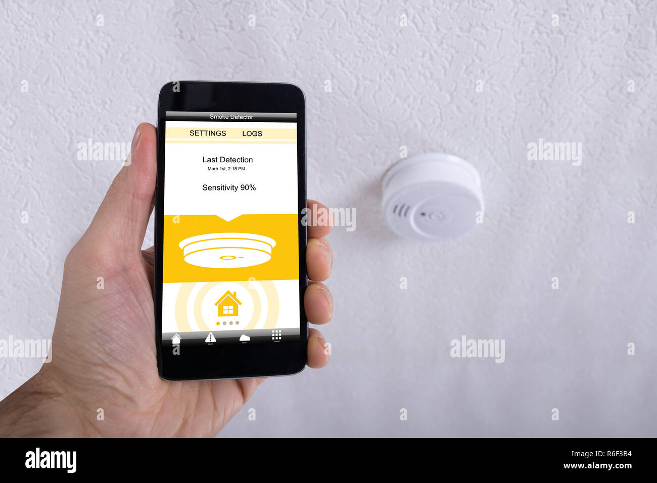 Fire detection alarm system hi-res stock photography and images - Alamy