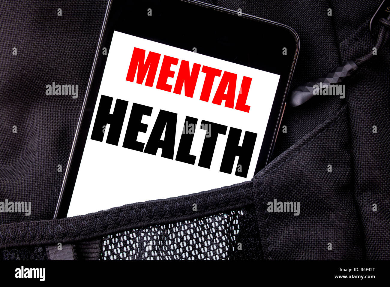 Handwritten text showing Mental Health. Business concept writing for ...