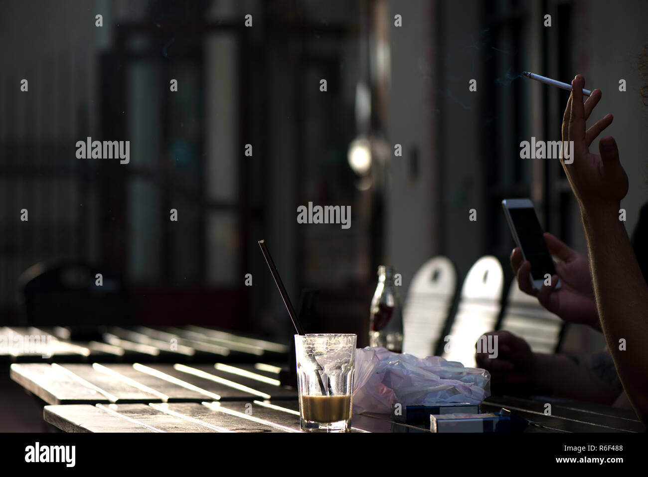 Minors smoking in a public venue, discussing the regulation of tobacco ...