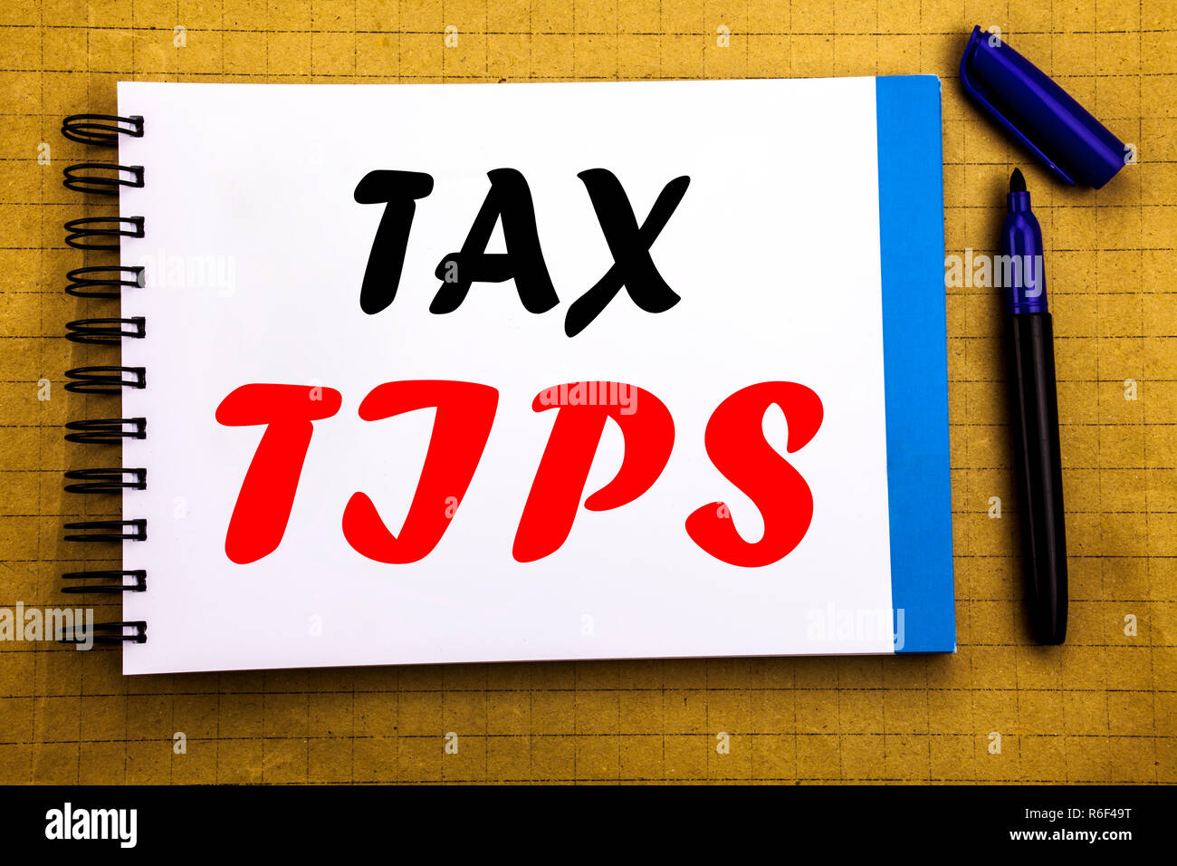 Tax Tips. Business concept for Taxpayer Assistance Refund Reimbursement ...