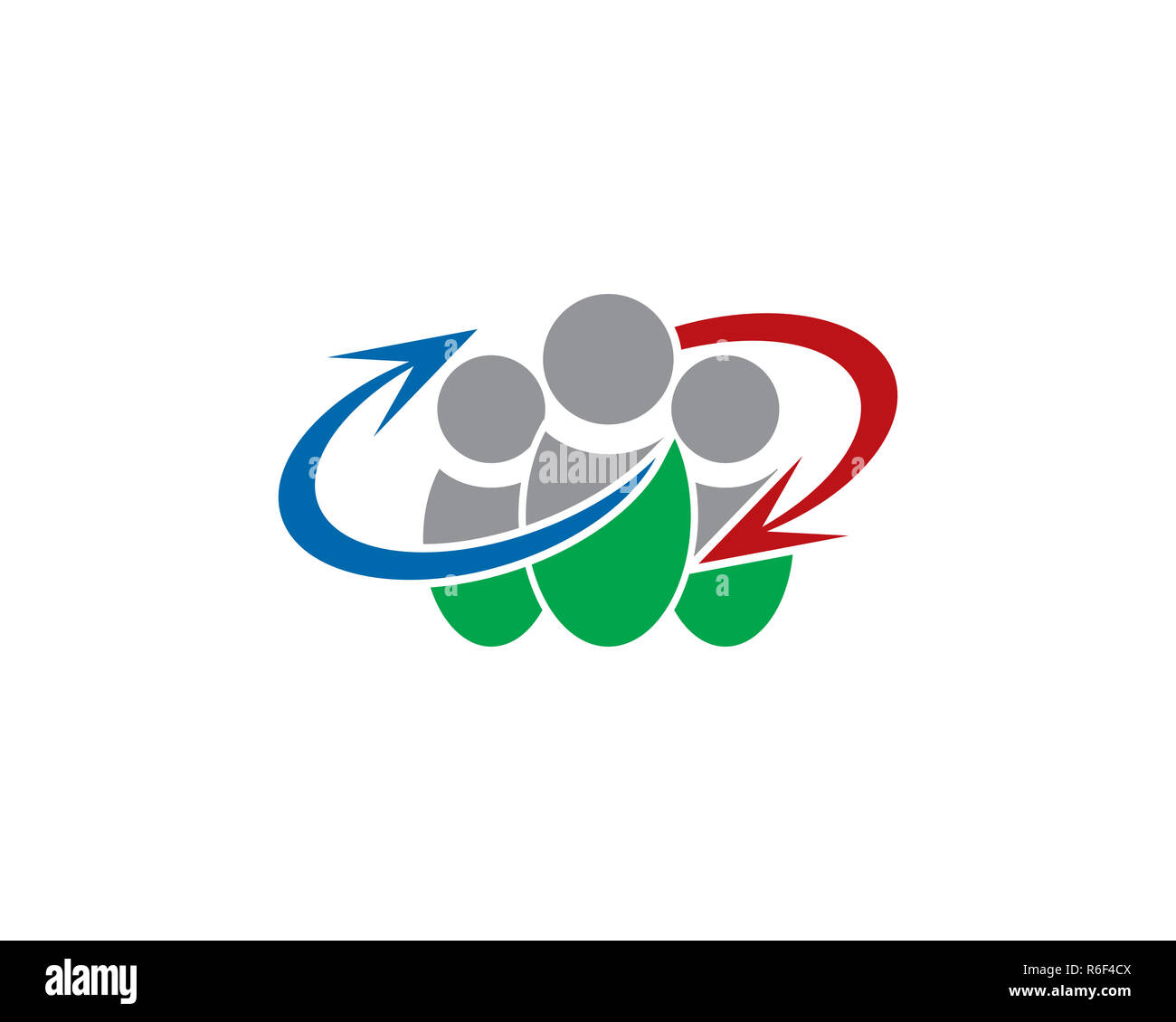 people arrow logo Stock Photo - Alamy