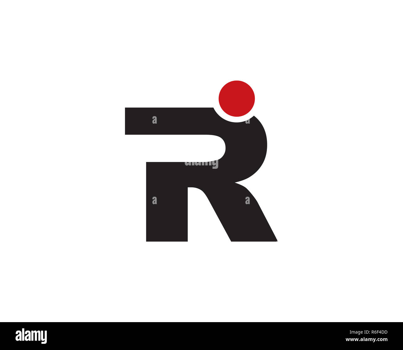 r letter people logo Stock Photo - Alamy