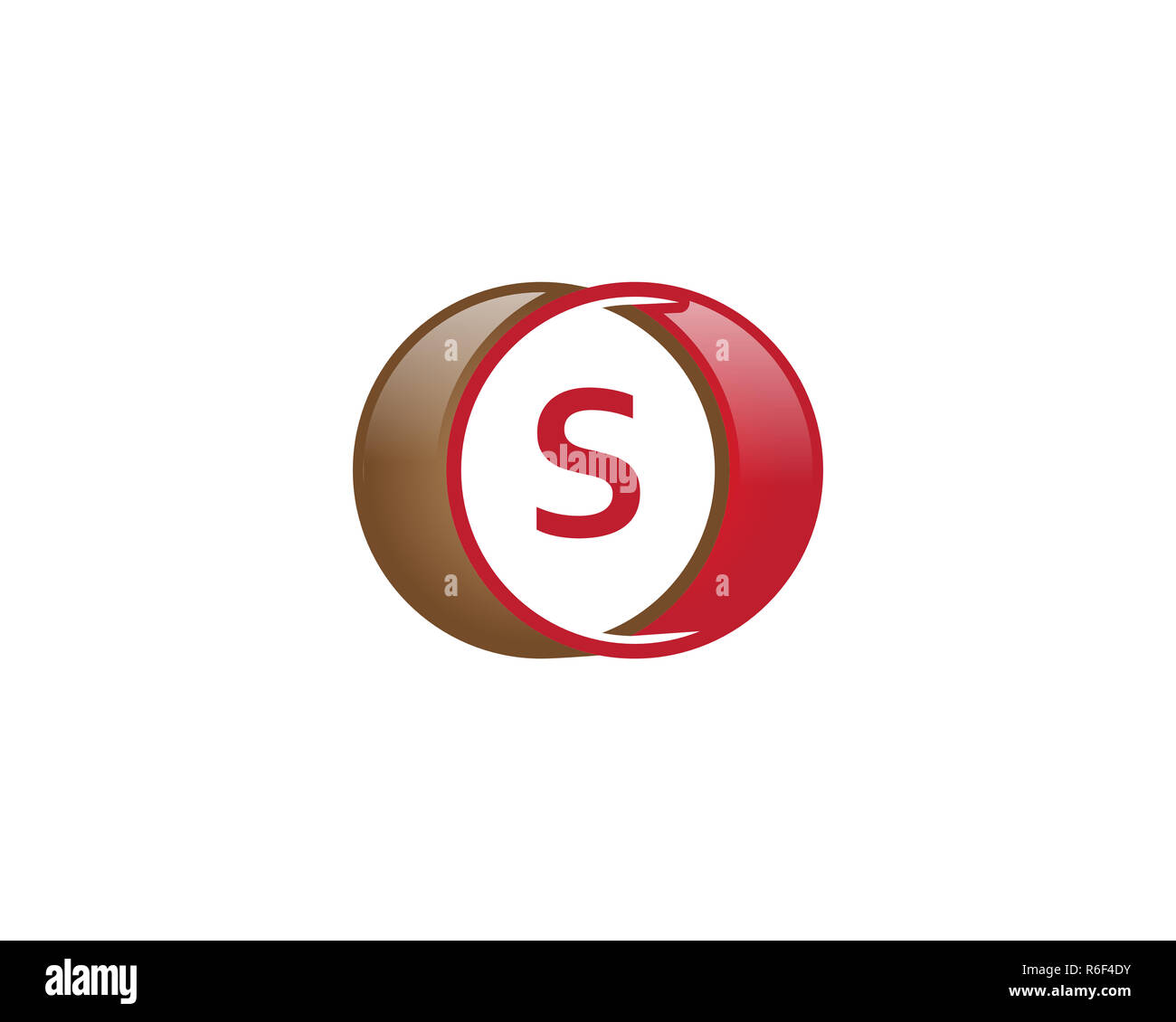 s letter circle logo Stock Photo - Alamy