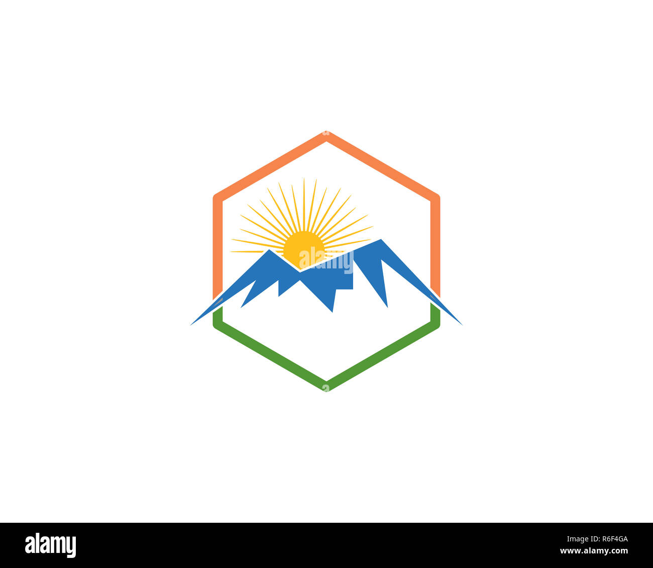 Mountain forest project Cut Out Stock Images & Pictures - Alamy