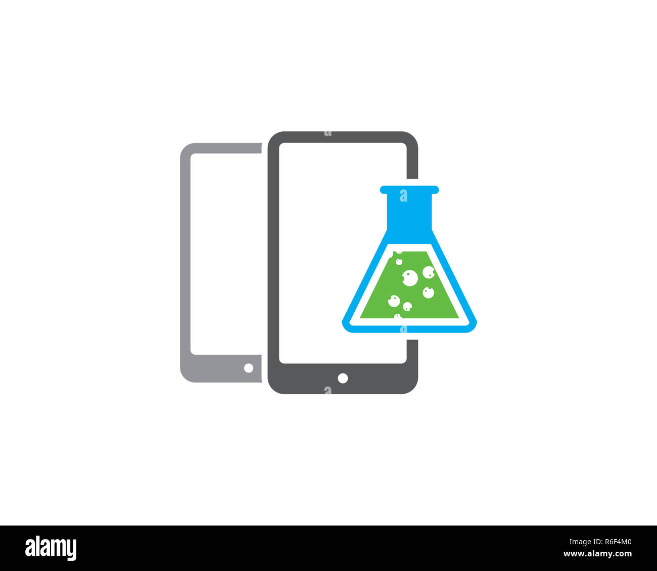 mobile lab logo Stock Photo - Alamy