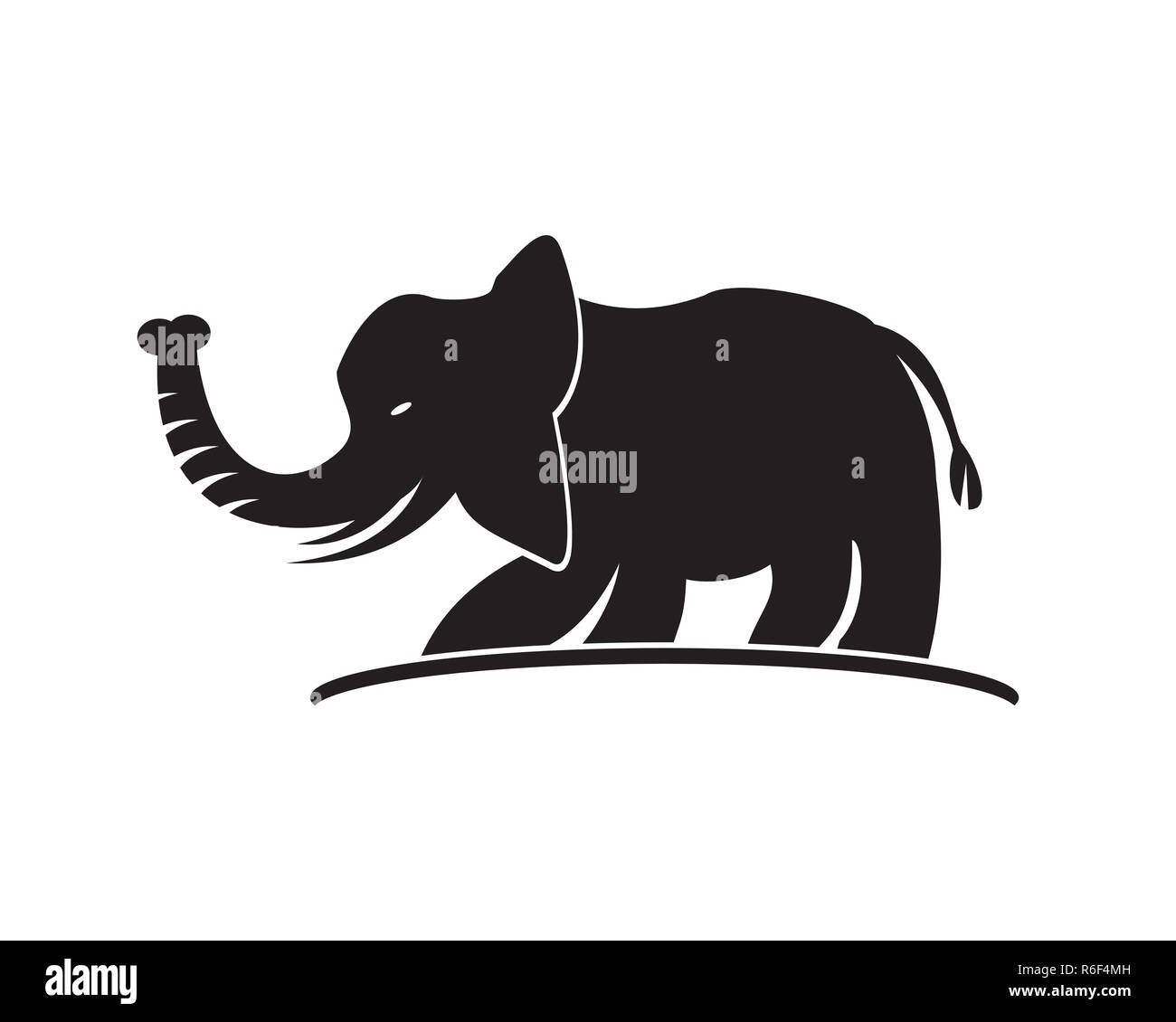 Indian elephant and aggressive hi-res stock photography and images - Alamy