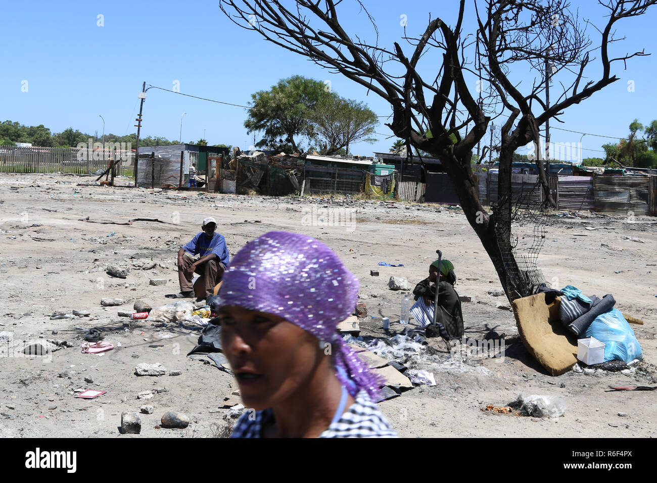 Cape Town South Africa Residents of informal settlement in Valhalla ...