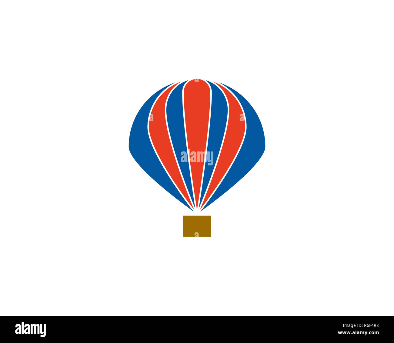 air balloon logo Stock Photo - Alamy