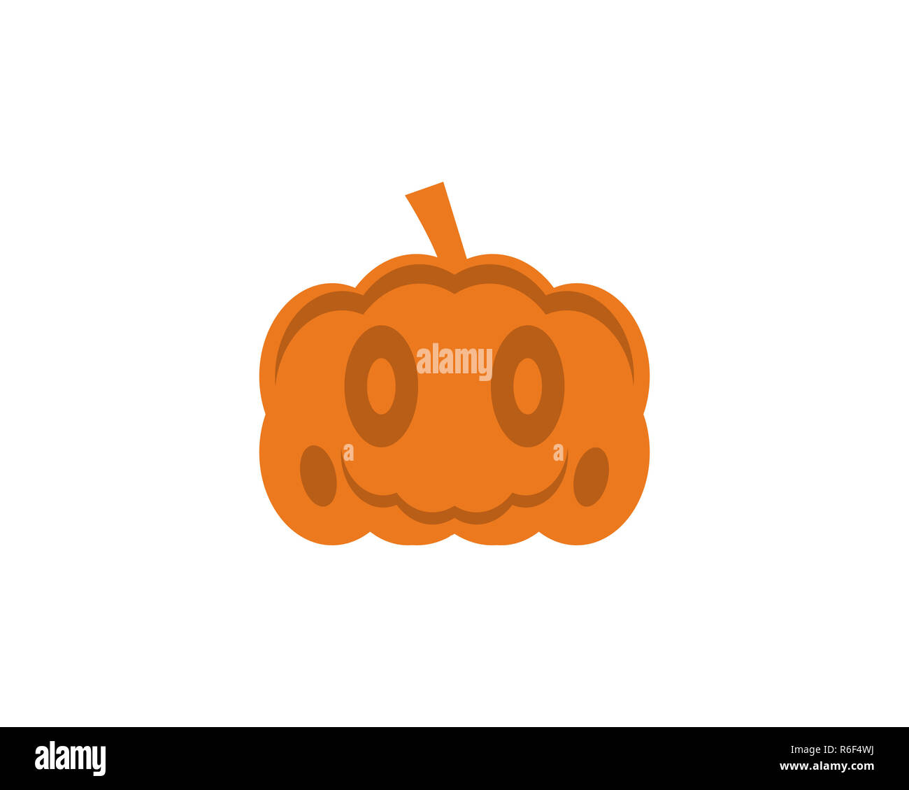 Cute pumpkin vegetable mascot Cut Out Stock Images & Pictures - Alamy