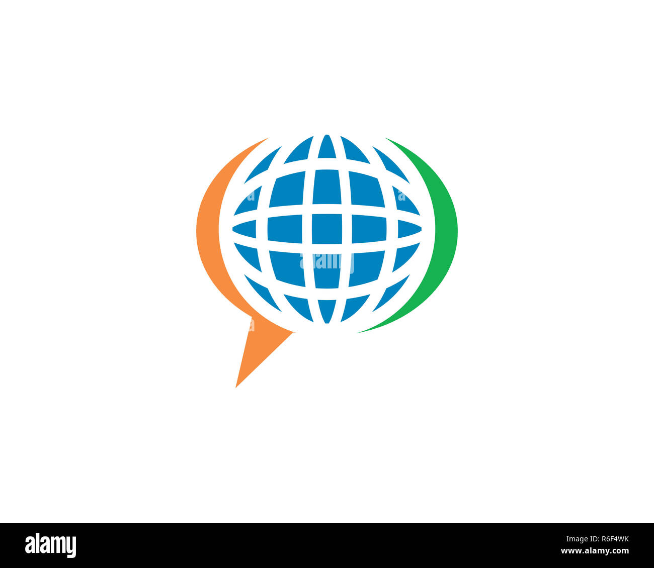 global talk logo Stock Photo - Alamy