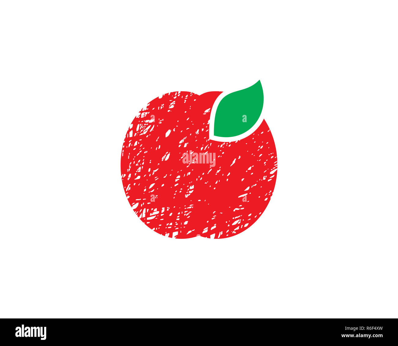 apple fruit logo Stock Photo - Alamy