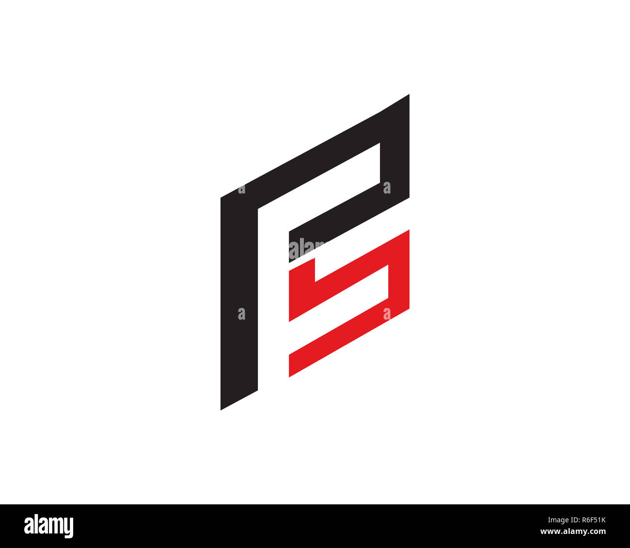 ps letter logo Stock Photo - Alamy