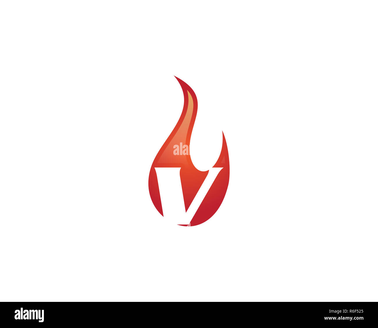 Letter fire flames font lettering hi-res stock photography and images ...