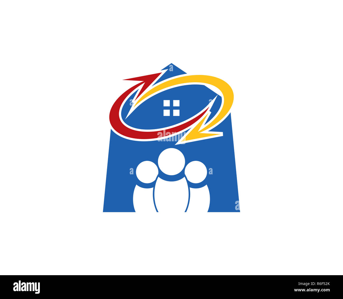 people house logo Stock Photo - Alamy
