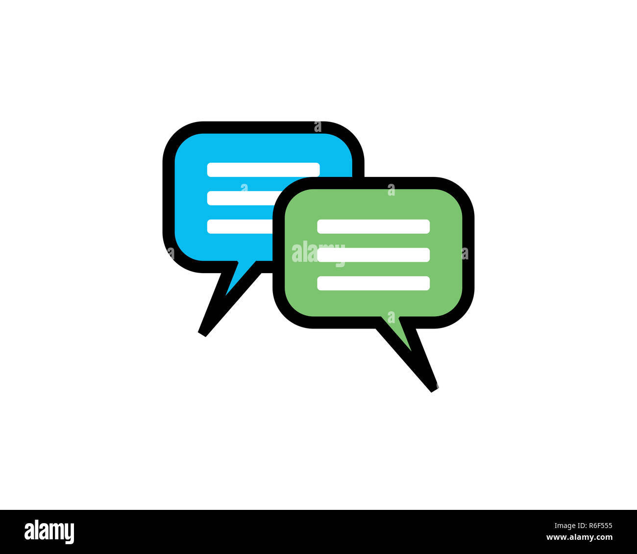Whatsapp conversation Cut Out Stock Images & Pictures - Alamy