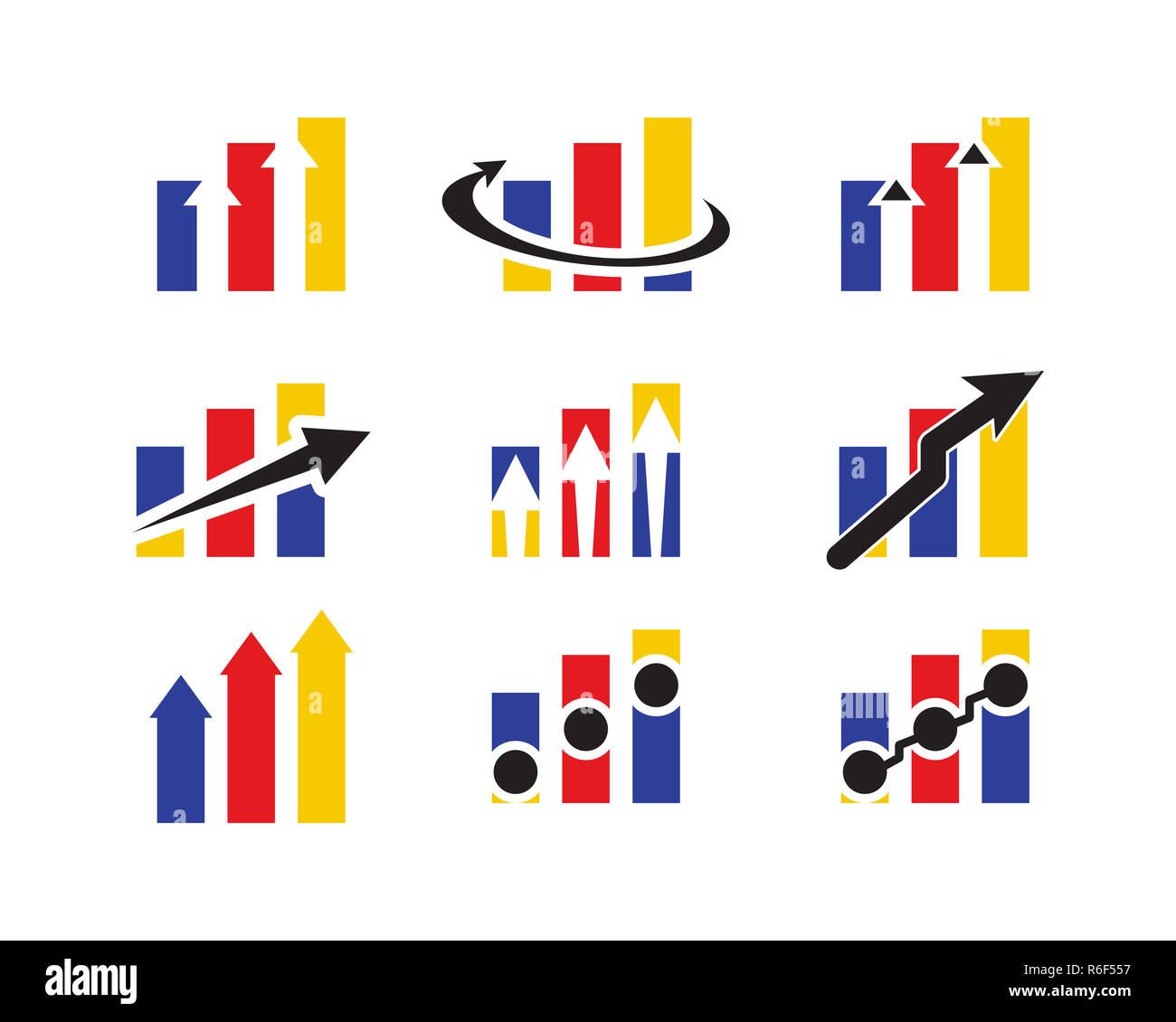 Sales chart logo hi-res stock photography and images - Alamy