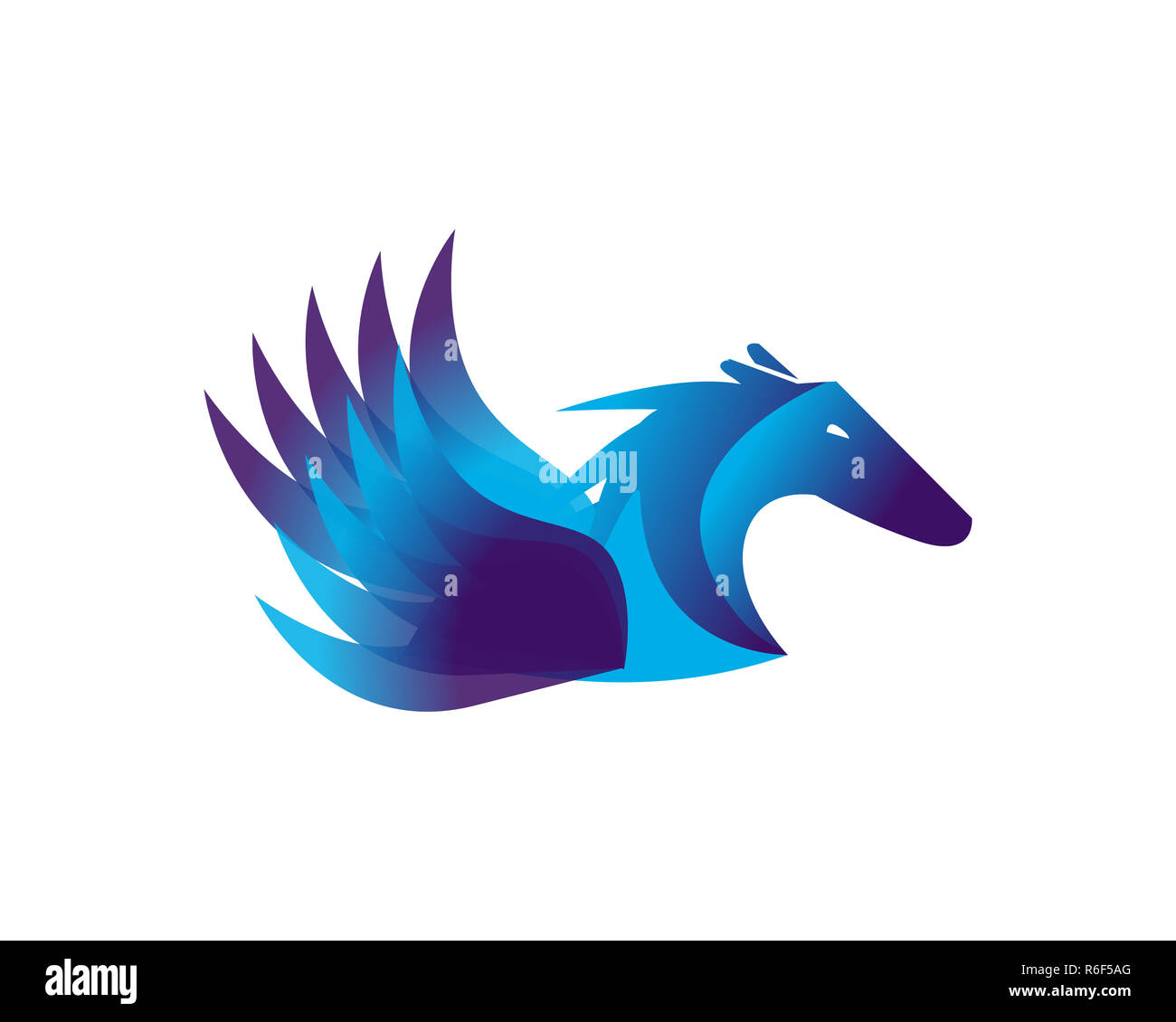 Pegasus logo hi-res stock photography and images - Alamy