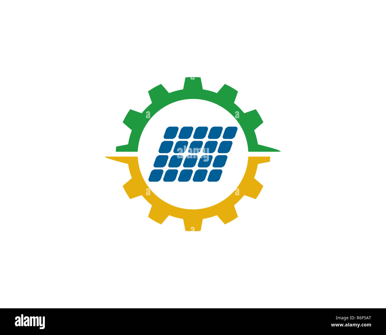 Yellow solar energy panel sun Cut Out Stock Images & Pictures - Alamy