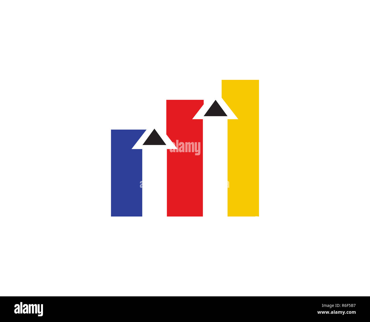 business chart logo Stock Photo - Alamy