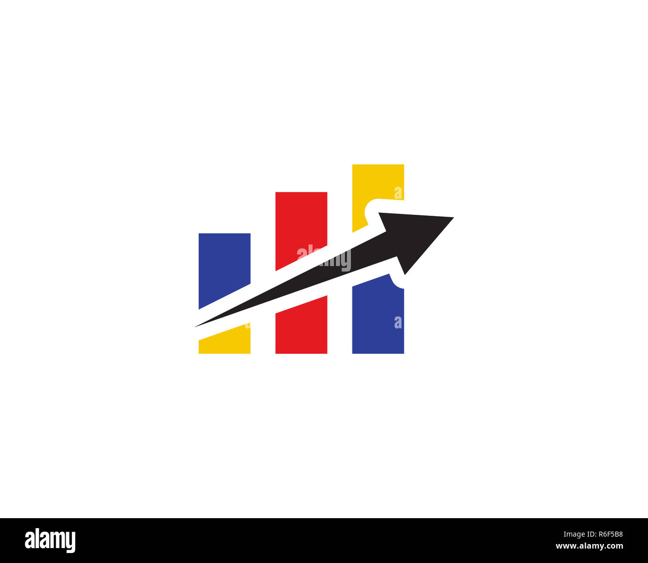 business chart logo Stock Photo - Alamy