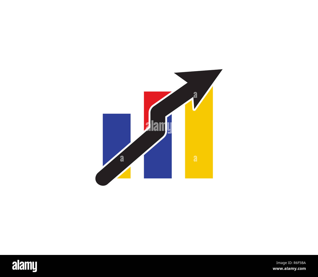 business chart logo Stock Photo - Alamy