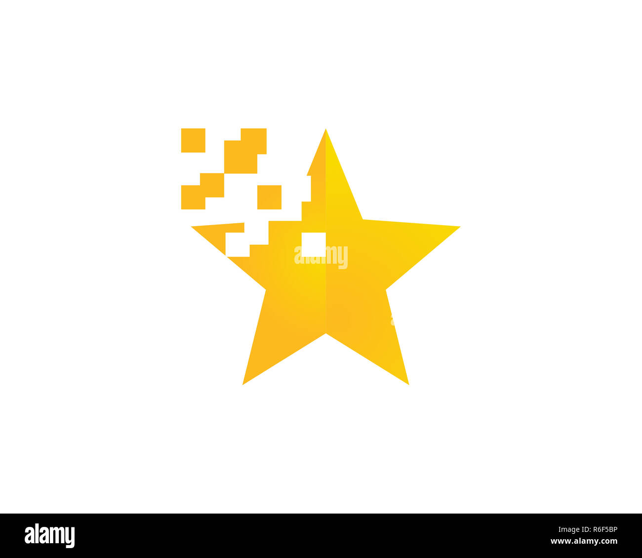 Star shapes circular icon Cut Out Stock Images & Pictures - Alamy
