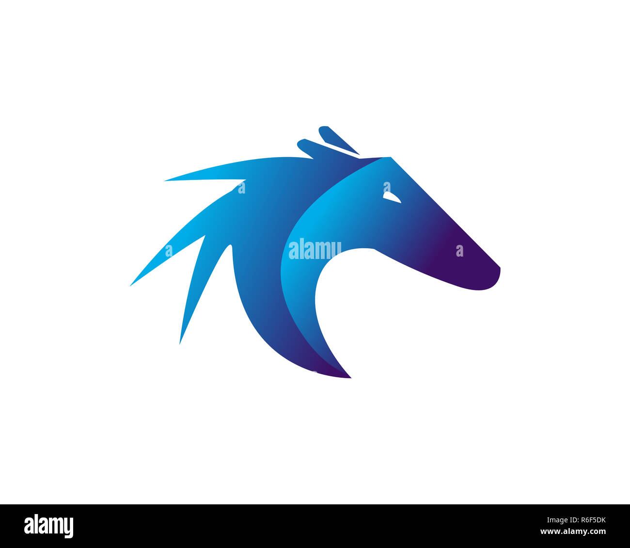 Blue dash logo Cut Out Stock Images & Pictures - Alamy