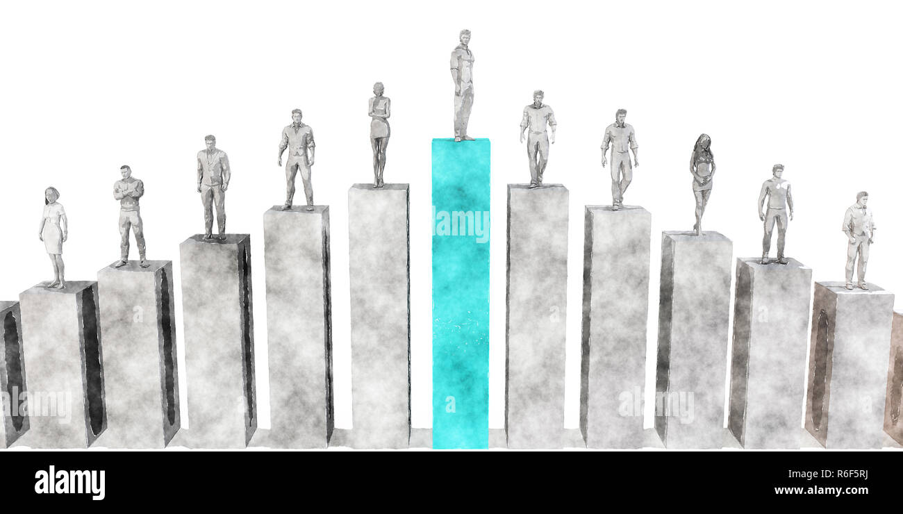 Climb the Corporate Ladder Stock Photo - Alamy