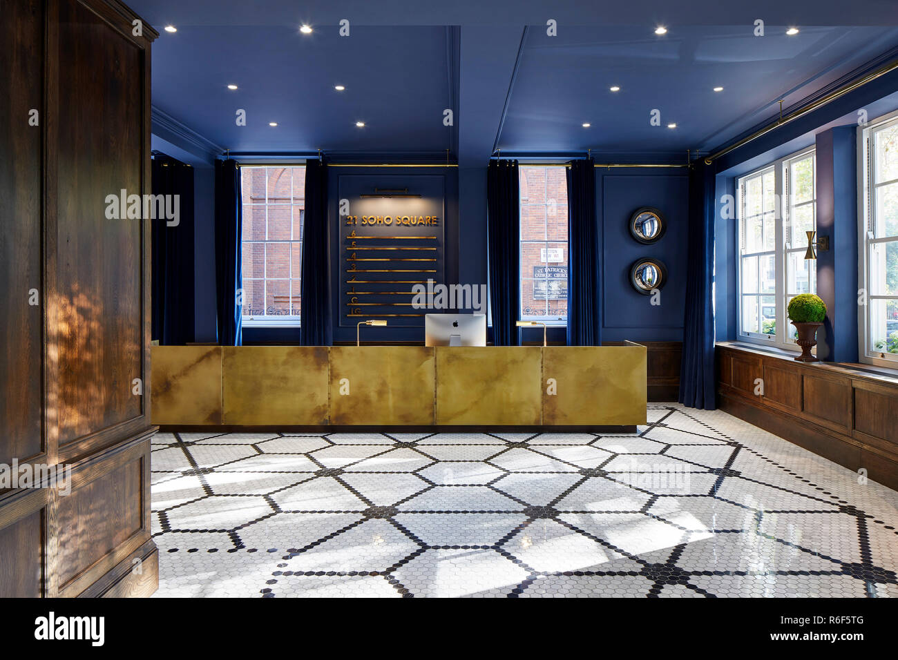 Interior reception view. 21 Soho Square, London, United Kingdom ...