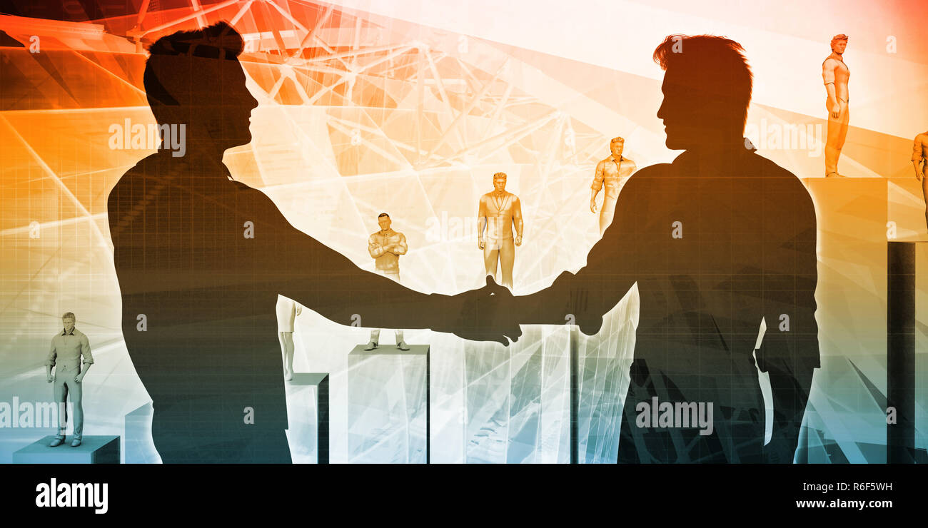 Business Handshake Abstract Stock Photo - Alamy