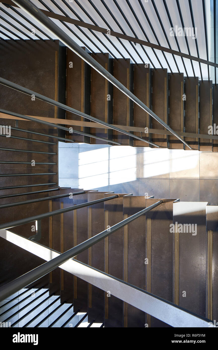 View of staircase from above. 21 Soho Square, London, United Kingdom ...